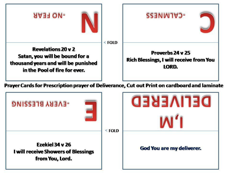 Prayer for Deliverance – End Time Prayers / Eindtyd Gebede